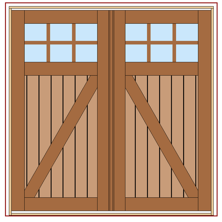 Carriage House Styles from Craft Doors USA
